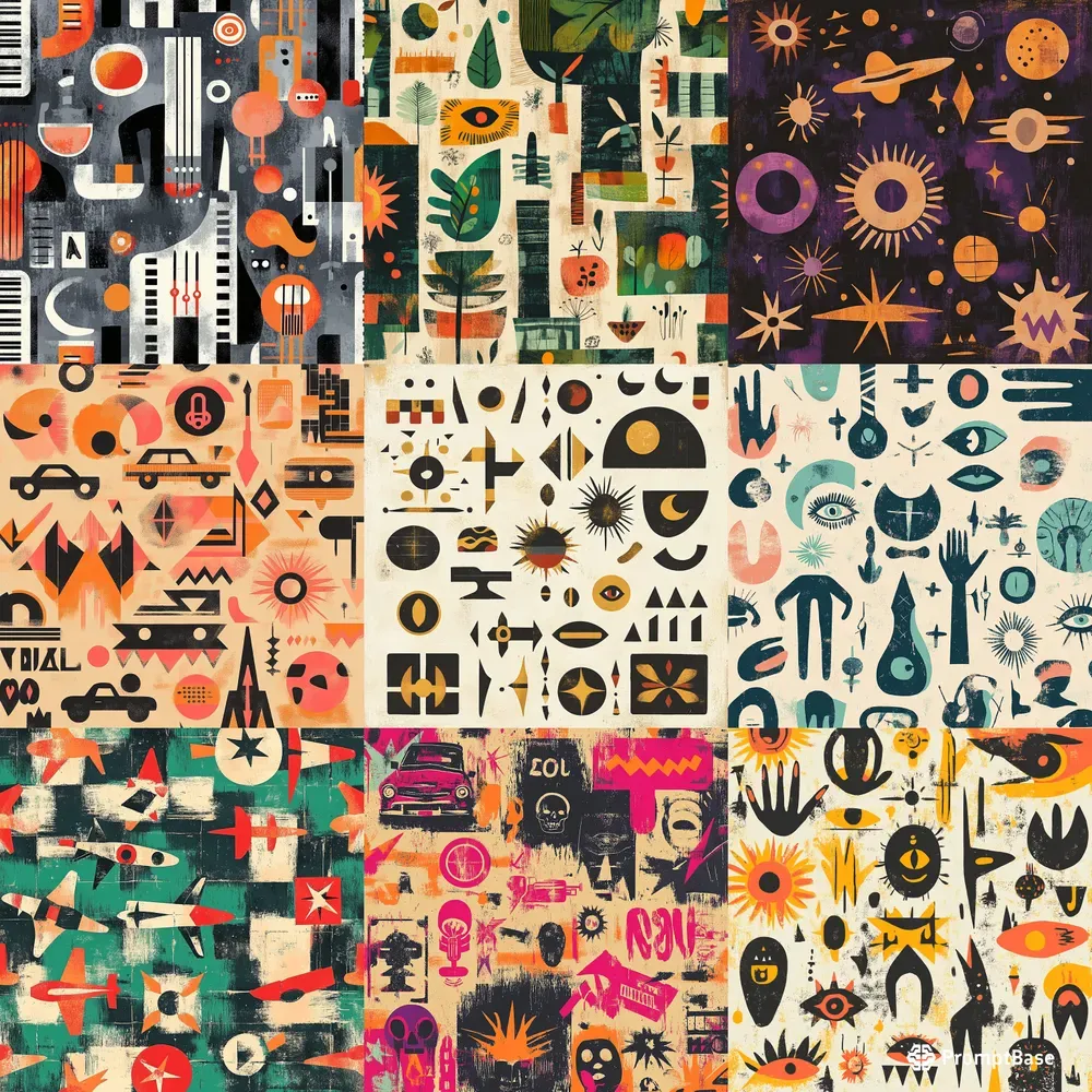 Souls And More Patterns Midjourney Prompt | PromptBase