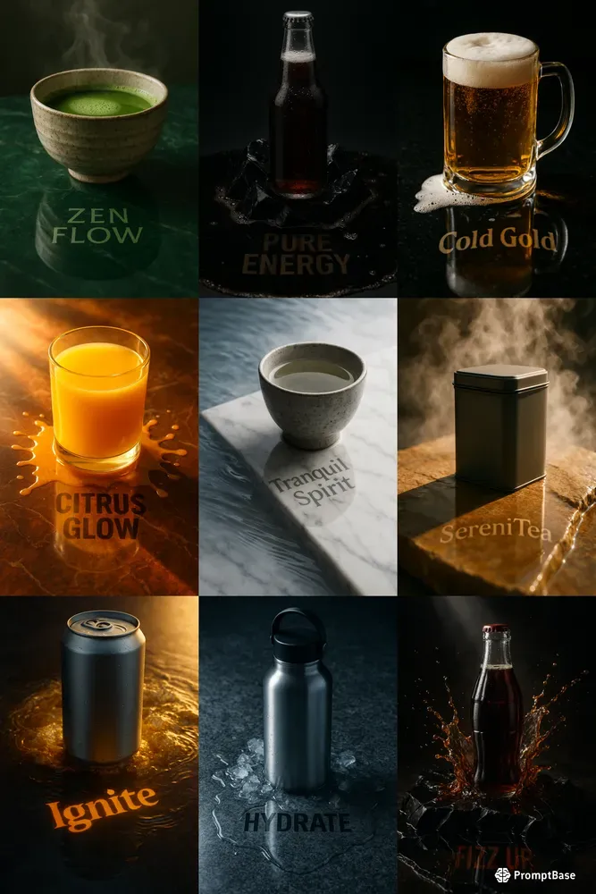 Drink Reflection Mockups ChatGPT Image Prompt | PromptBase