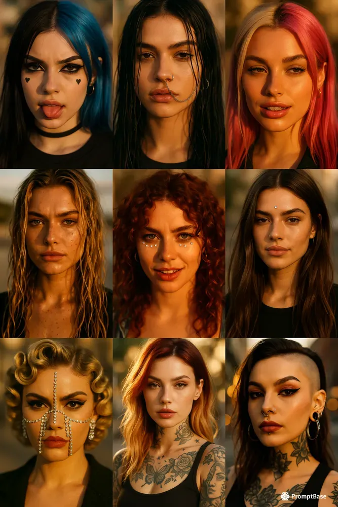 Bold Female Portraits ChatGPT Image Prompt | PromptBase