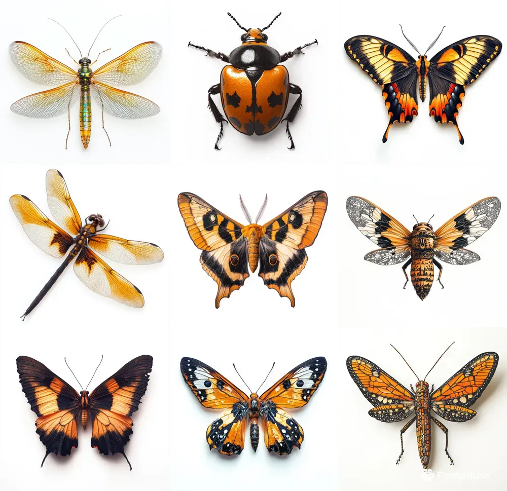 Insects With Wings Pngs Midjourney Prompt | PromptBase