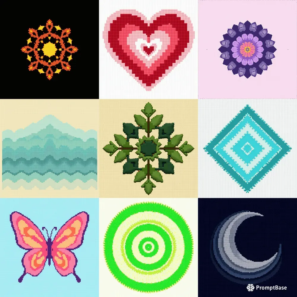 Pixel Palette Designs FLUX Prompt | PromptBase