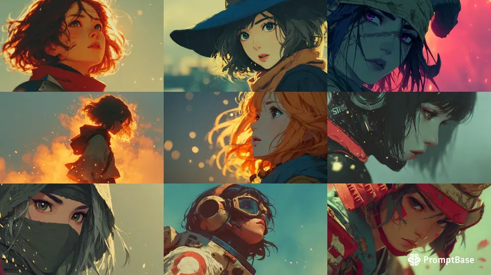 Epic Anime Character Prompts Midjourney Prompt | PromptBase