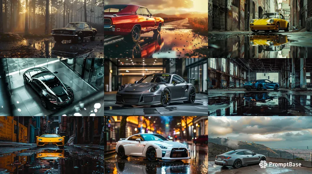Cinematic Car Renders Packs Midjourney Prompt | PromptBase