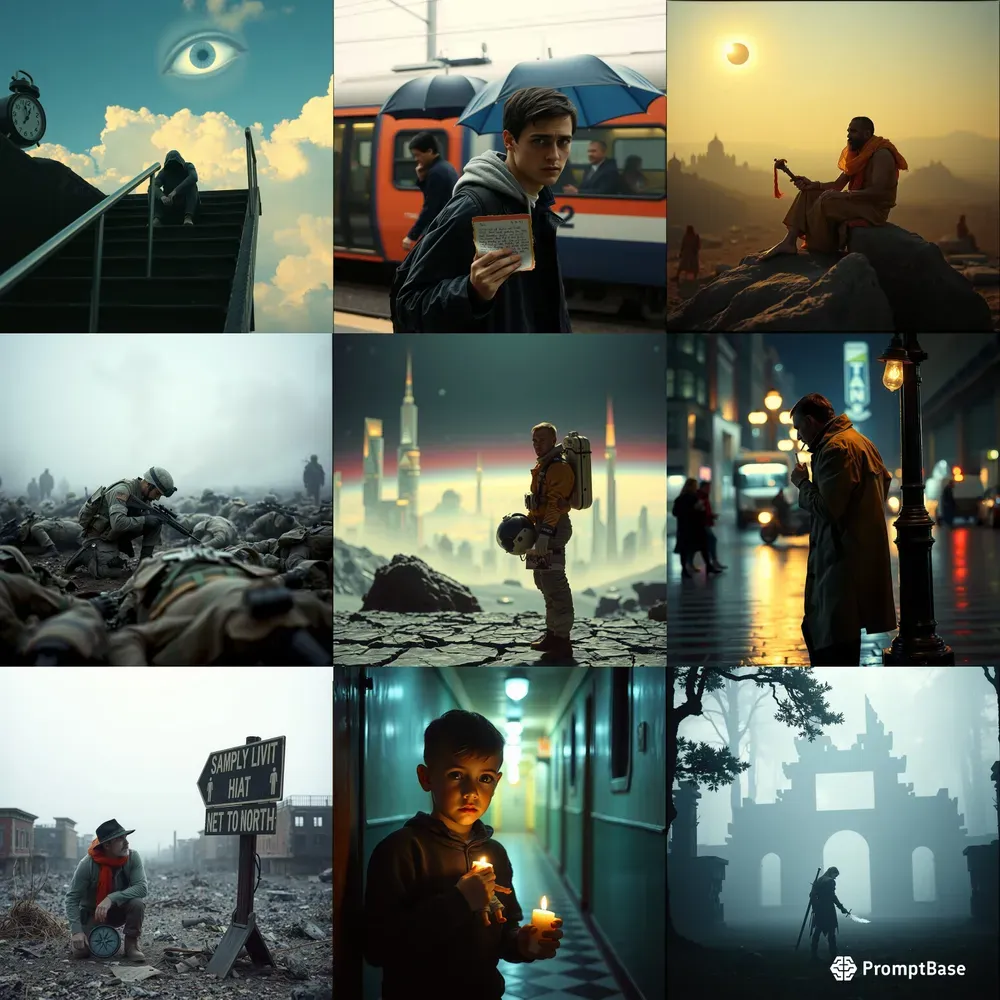 Frozen Moments Emotional Scenes FLUX Prompt | PromptBase