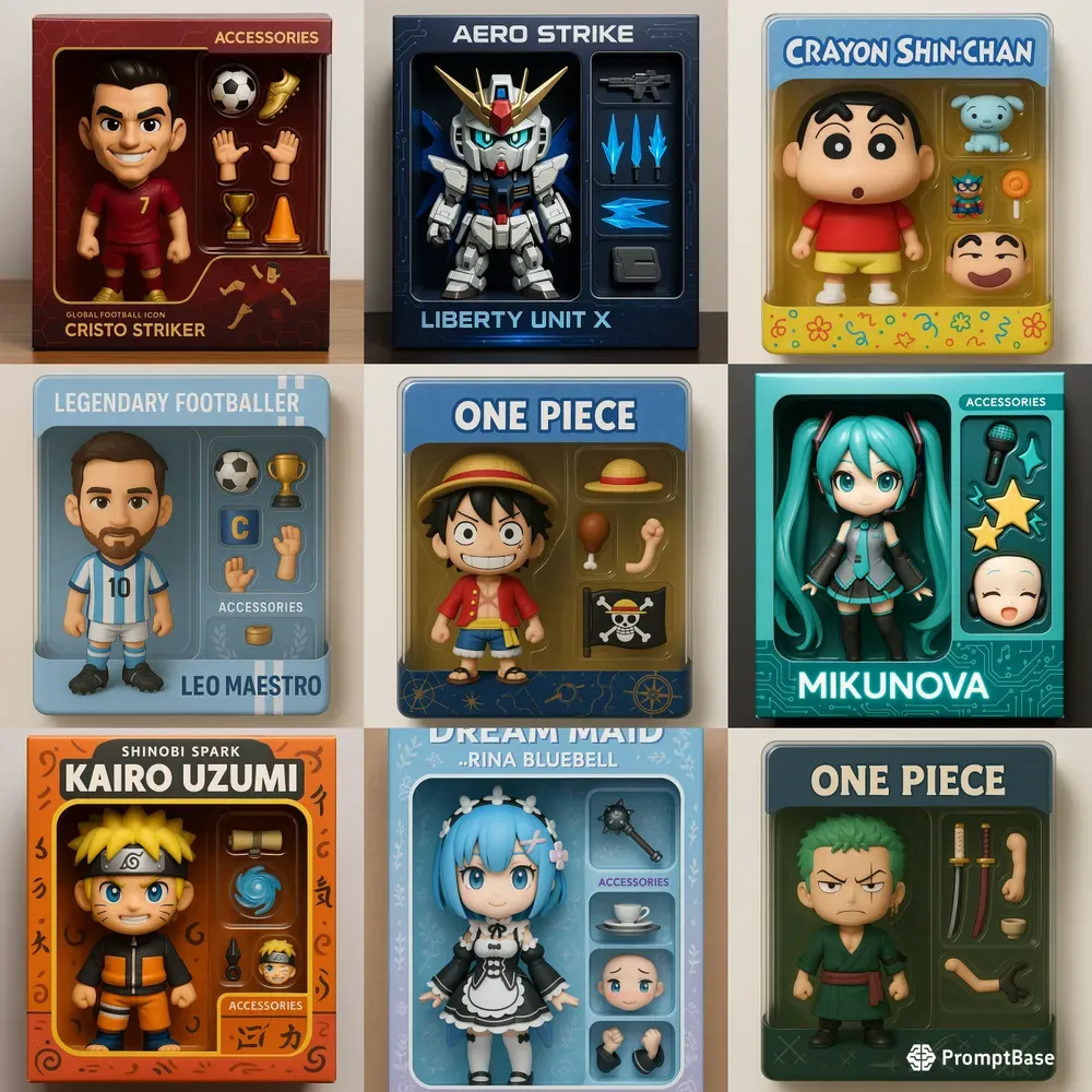 Characters Boxes ChatGPT Image Prompt | PromptBase