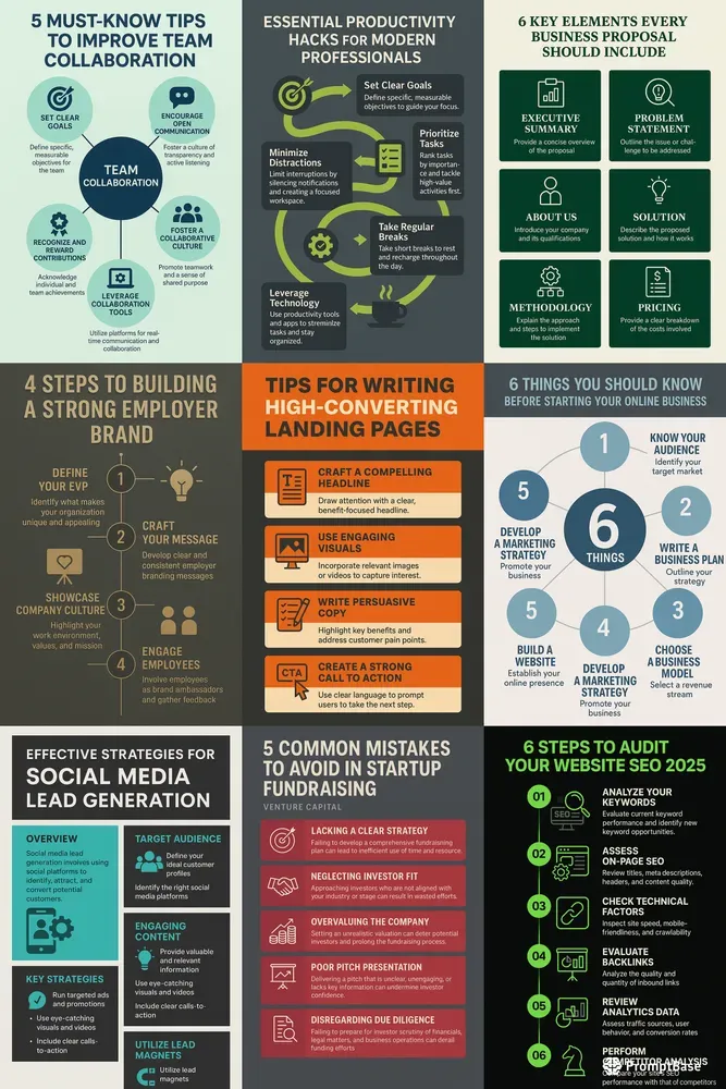 Business Focused Visual Infographics ChatGPT Image Prompt | PromptBase