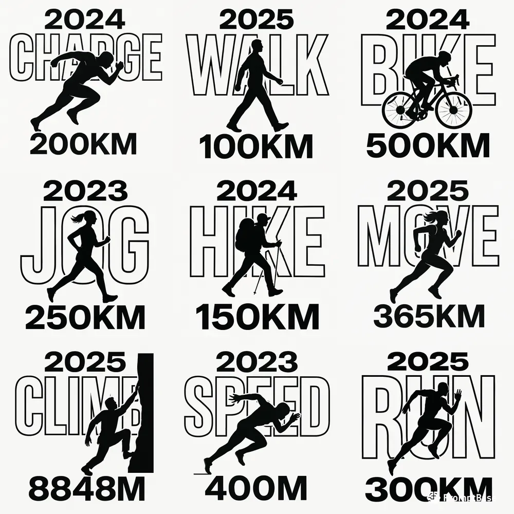 Dynamic Distance Challenge Posters ChatGPT Image Prompt | PromptBase