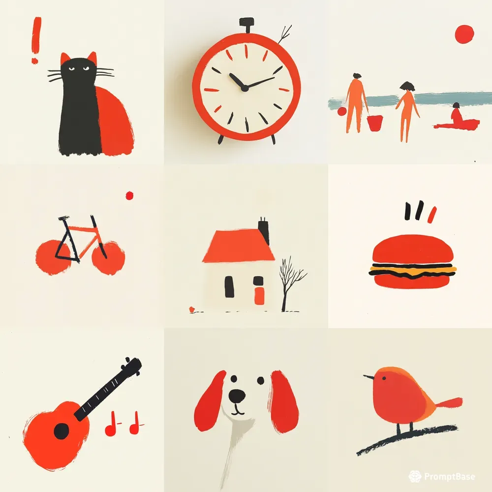 Bold Brush Minimalism Codes Midjourney Prompt | PromptBase