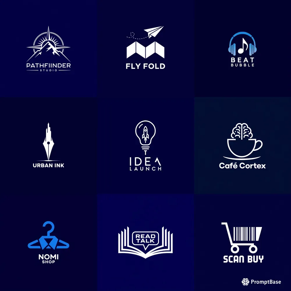 Modern Icon Based Logos Ideogram Prompt | PromptBase