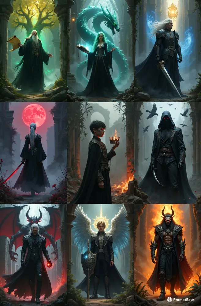 Dark Fantasy Character Artworks Leonardo Ai Prompt | PromptBase