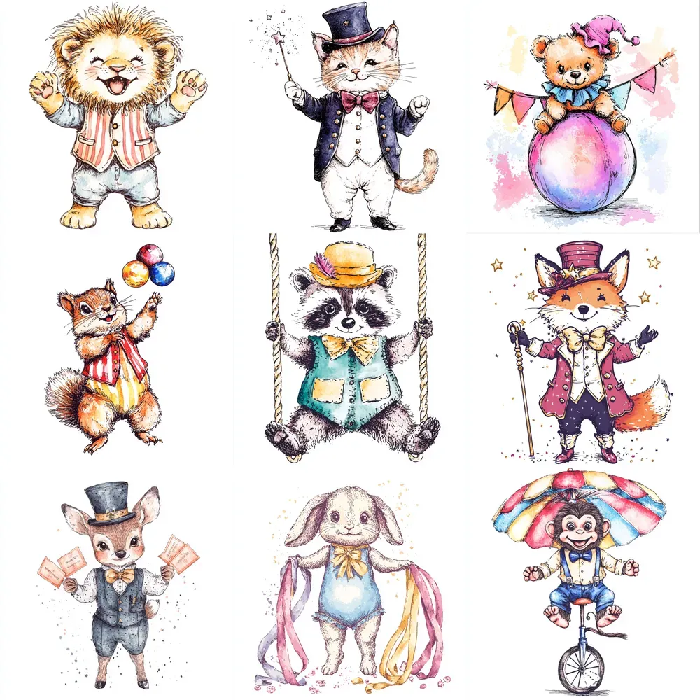 Dreamy Nursery Circus Clipart Fun Midjourney Prompt | PromptBase