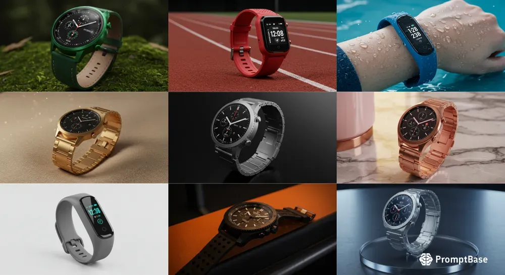 Hyper Realistic Smart Watch Showcases Imagen Prompt | PromptBase