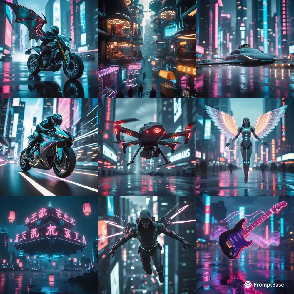 Neon Overdrives Leonardo Ai Prompt | PromptBase