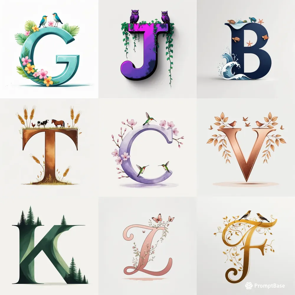 Monogram Logos Icons For T-shirt Prints Leonardo Ai Prompt | PromptBase