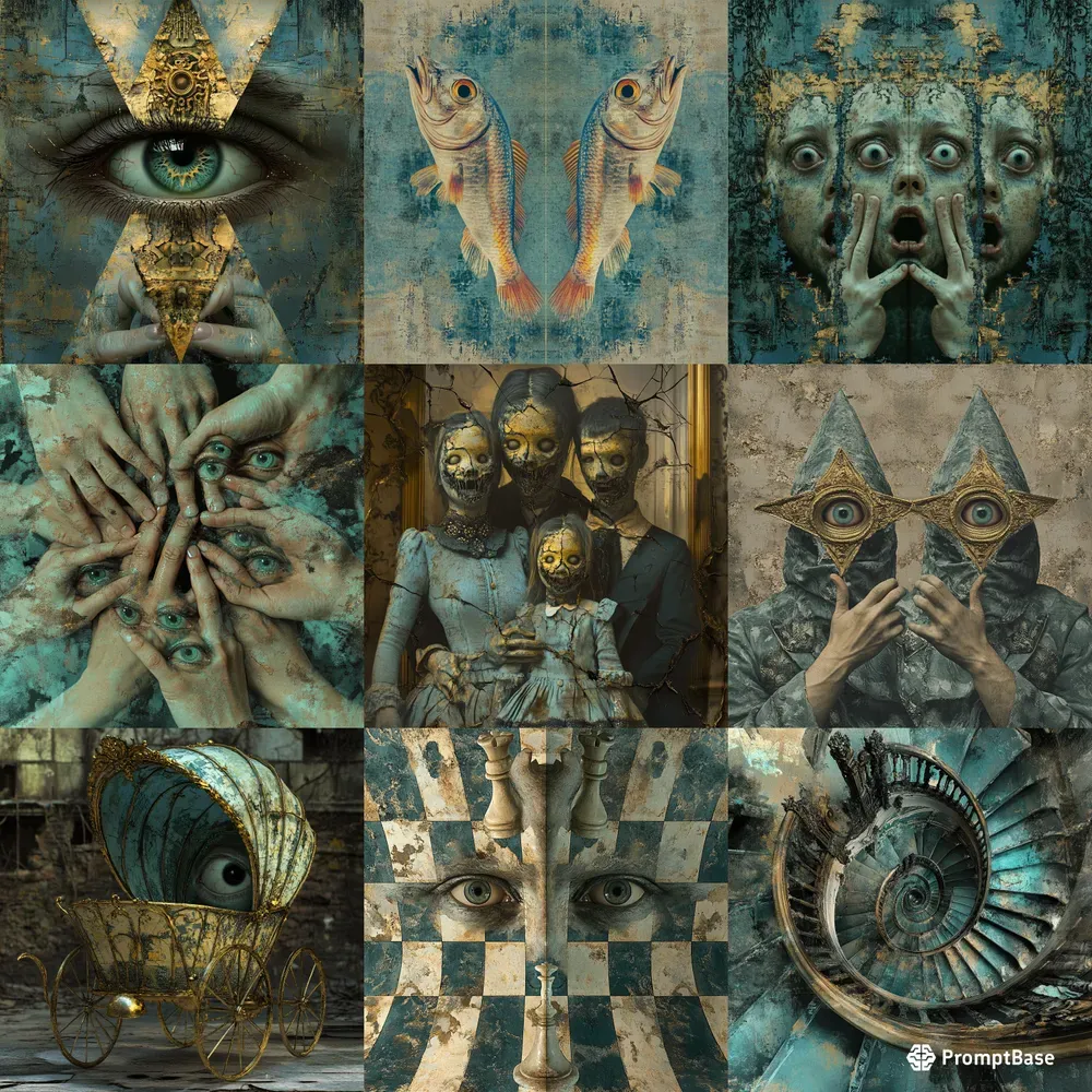 Uncanny Reflections Midjourney Prompt | PromptBase