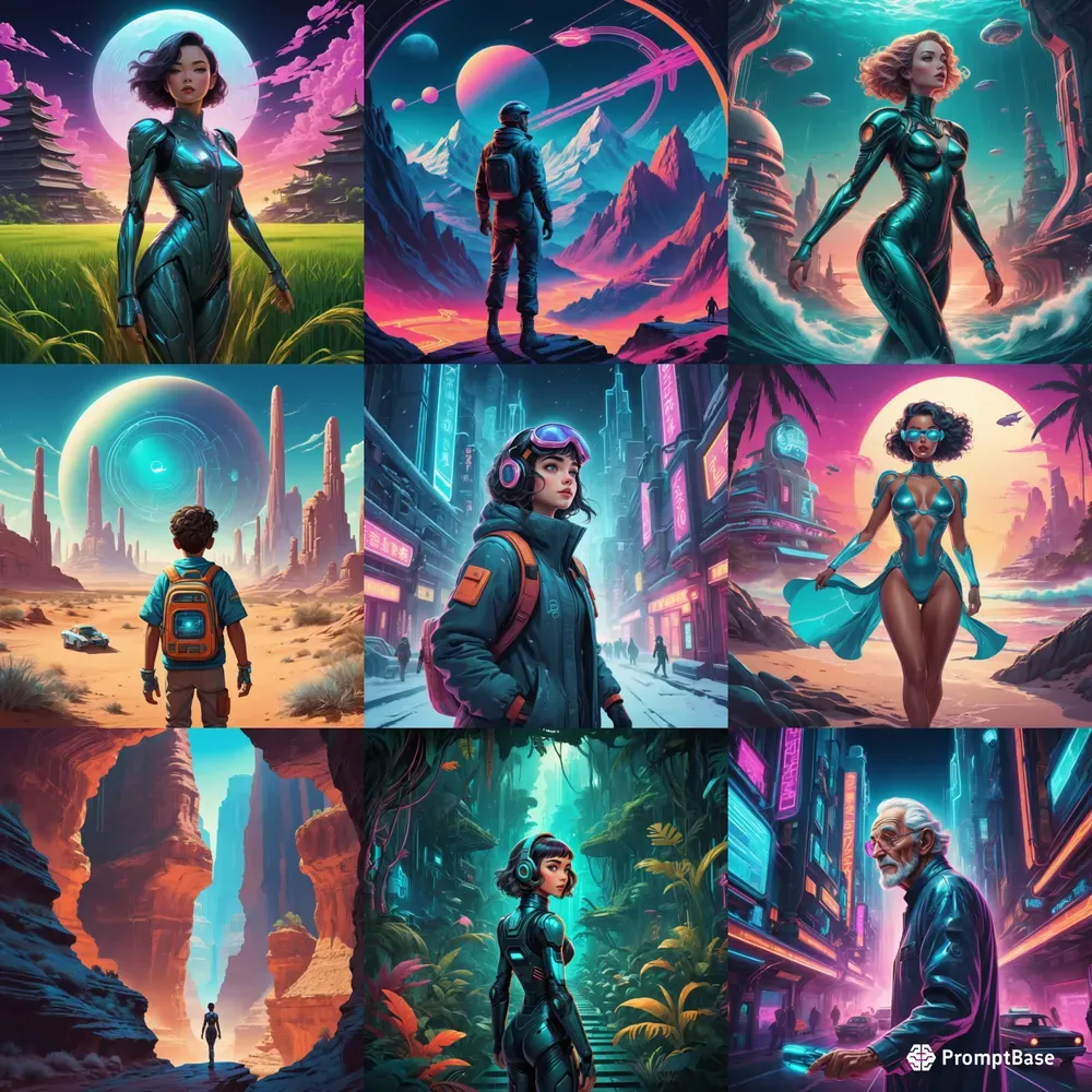 Futuristic Scene Poses Concepts Leonardo Ai Prompt | PromptBase
