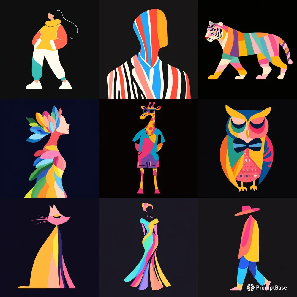 Futuristic Vector Art Packs Midjourney Prompt | PromptBase