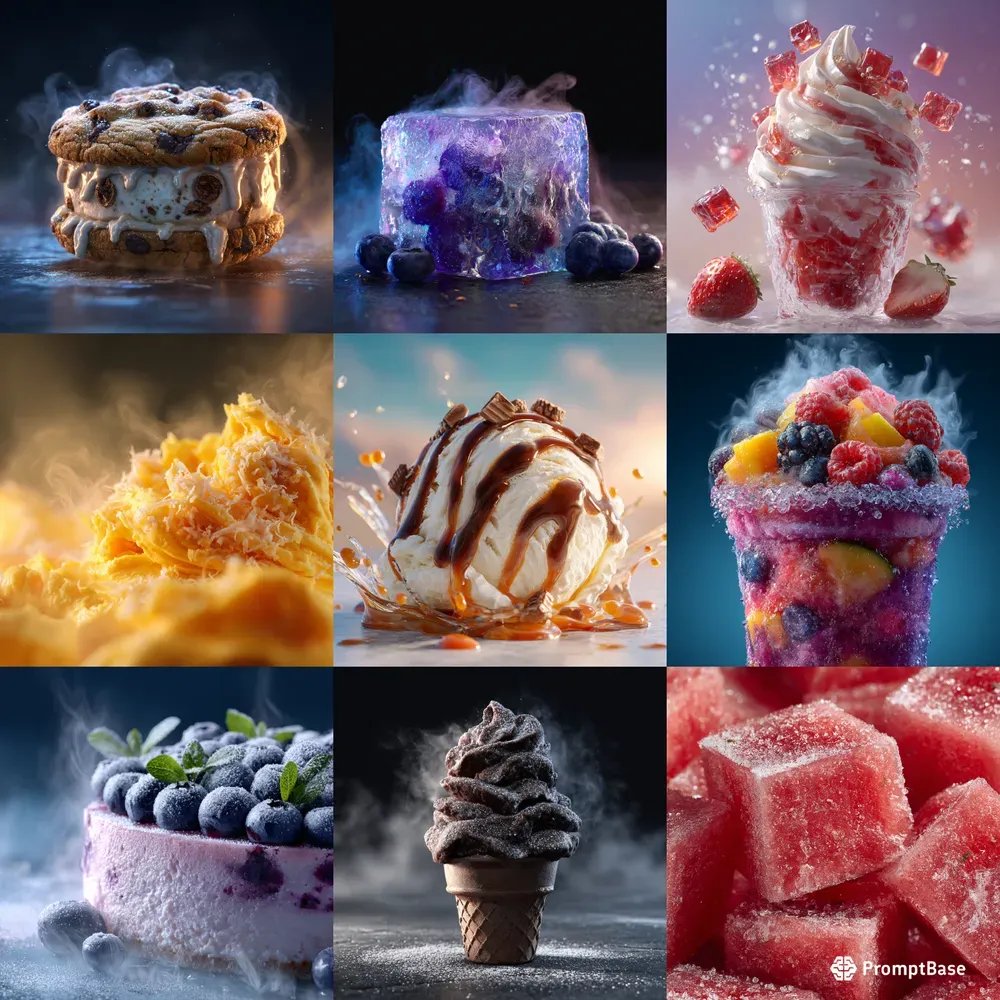Frosted Indulgence Fantasies Midjourney Prompt | PromptBase