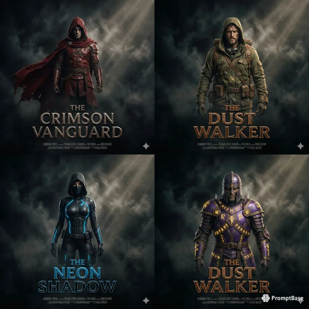 Cinematic Movie Poster Generator Gemini Image Prompt | PromptBase