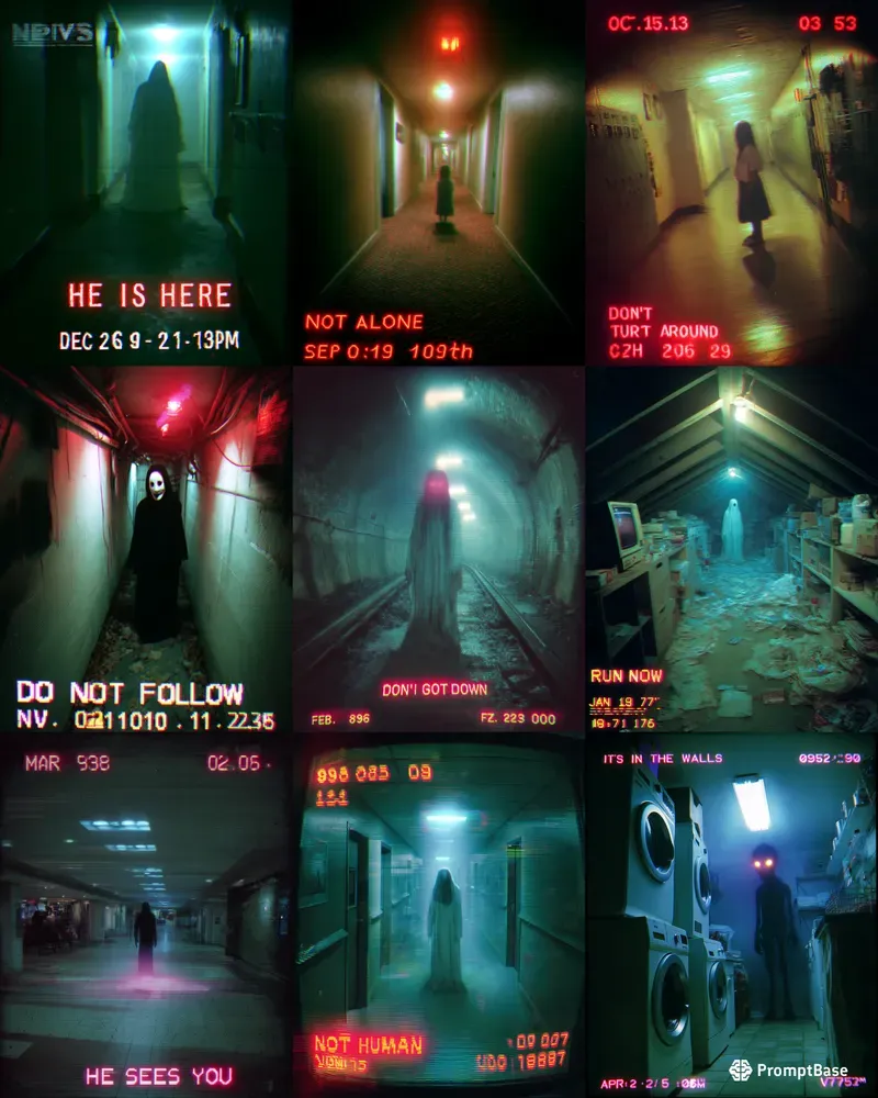Analog Horror Vhs Scenes Midjourney Prompt | PromptBase