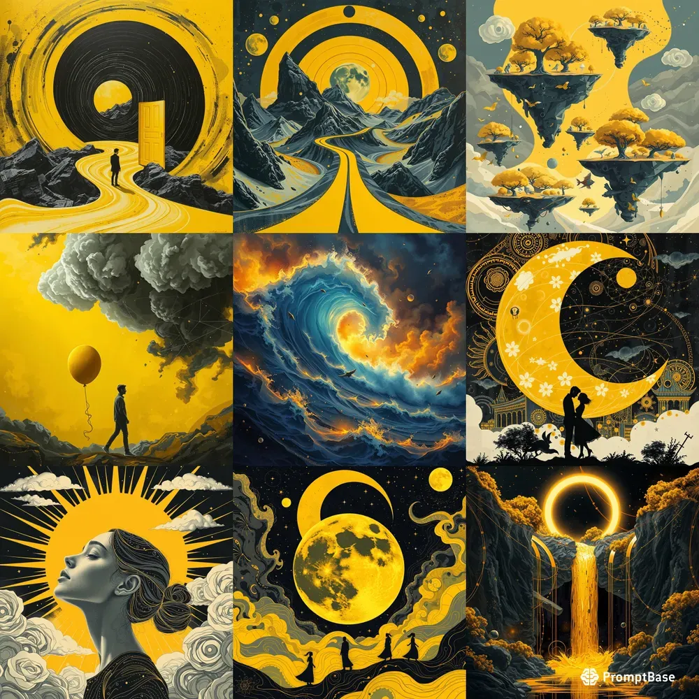 Surreal Dreamlike Posters Midjourney Prompt | PromptBase