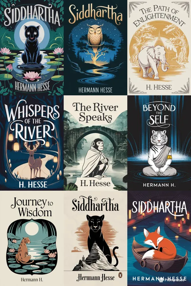 Enlightened Journeys Book Covers Ideogram Prompt | PromptBase