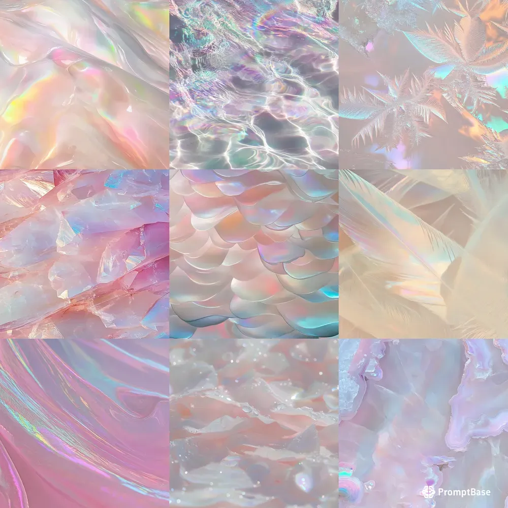 Iridescent Dreamscape Texture Packs Midjourney Prompt | PromptBase