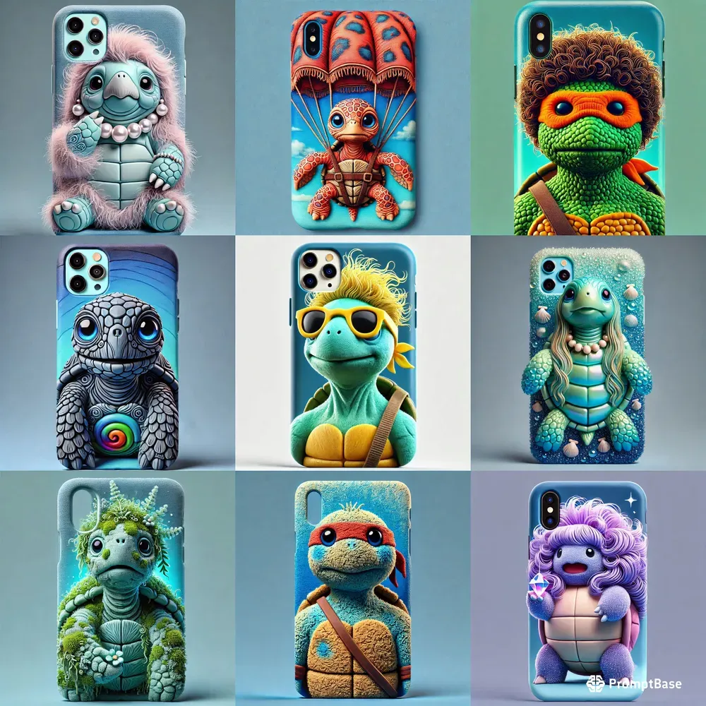 Shell Phones DALL·E Prompt | PromptBase