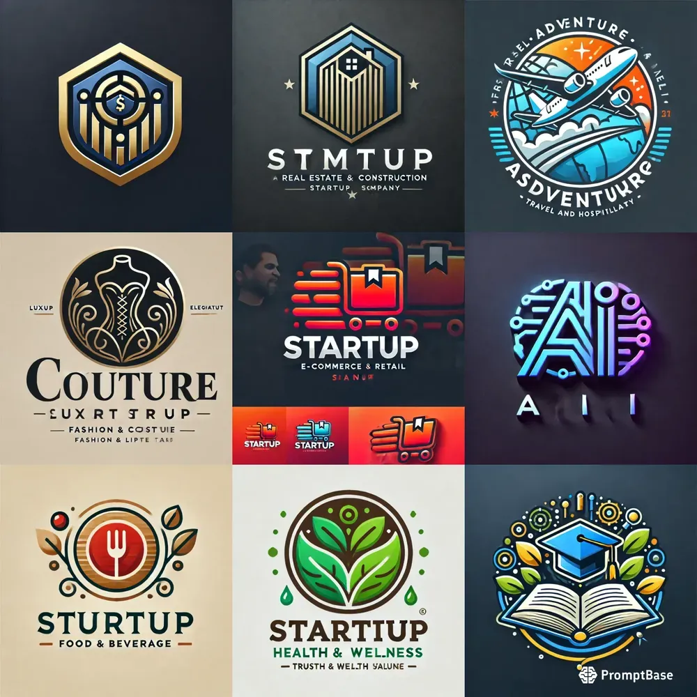 Designed Startup Logos Eyes DALL·E Prompt | PromptBase