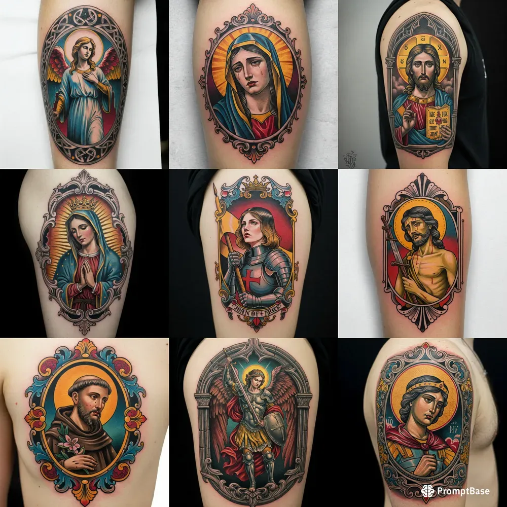 Iconic Devotion Inks DALL·E Prompt | PromptBase