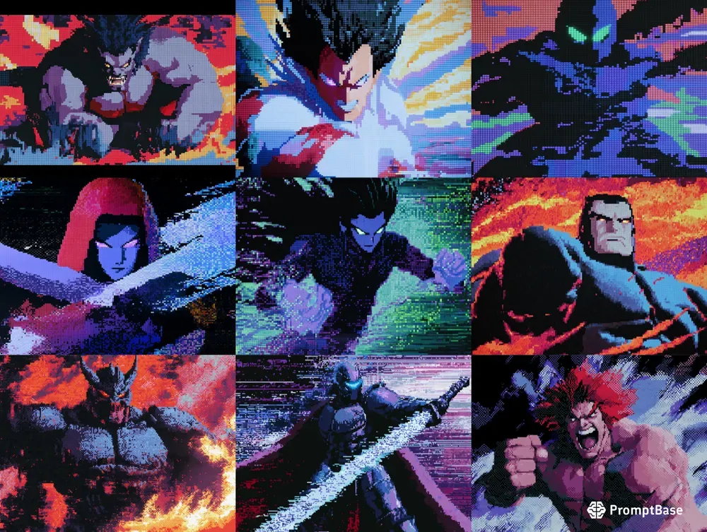 Ps1 Graphics Artworks Midjourney Prompt | PromptBase