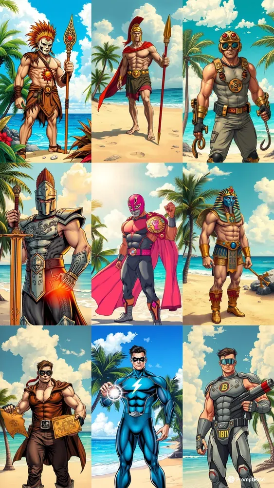 Retro Superhero Comic Art FLUX Prompt | PromptBase