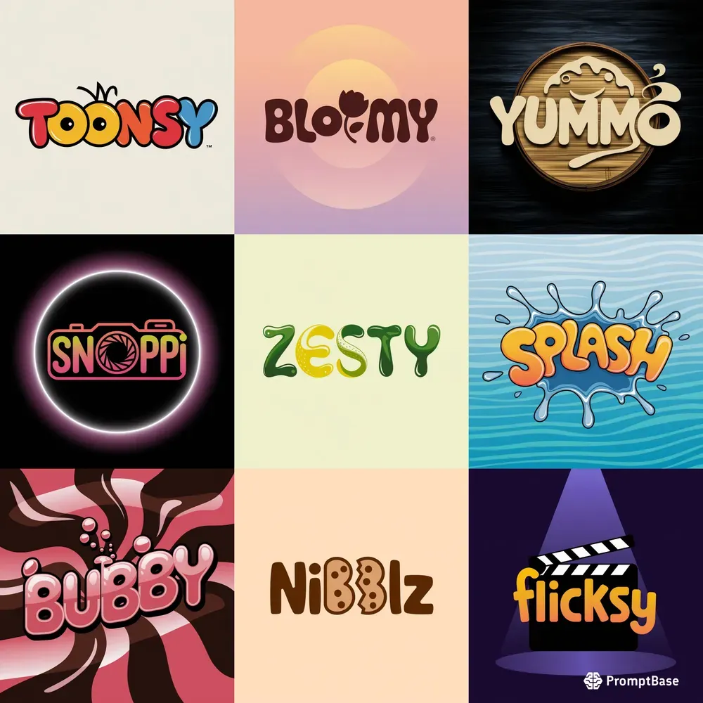 Playful Vector Logos Ideogram Prompt | PromptBase