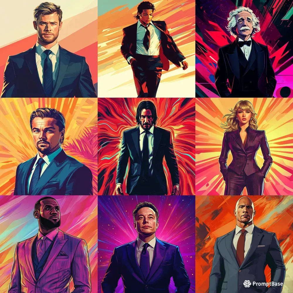 Cel Shading Models Portray Art Midjourney Prompt | PromptBase