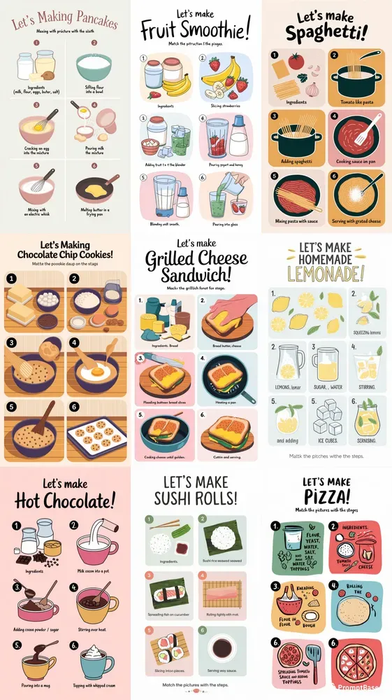 Simple Stepbystep Recipe Guides Ideogram Prompt | PromptBase