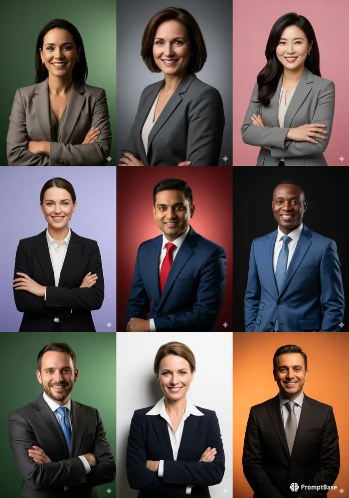 Professional Business Studio Photos Gemini Image Prompt | PromptBase