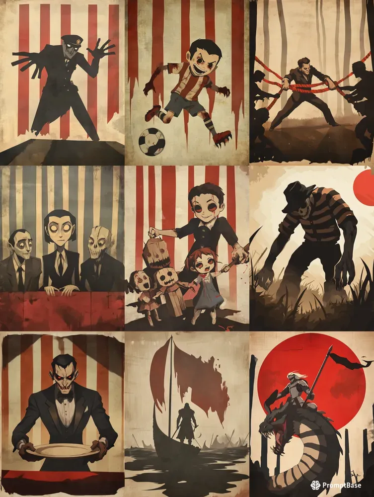 Gothic Horror Film Posters Midjourney Prompt | PromptBase