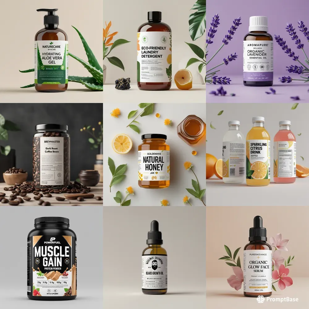 Premium Product Label Designs Leonardo Ai Prompt | PromptBase
