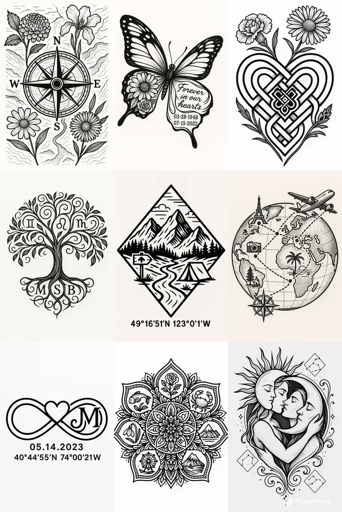 Tattoo Designs ChatGPT Image Prompt | PromptBase