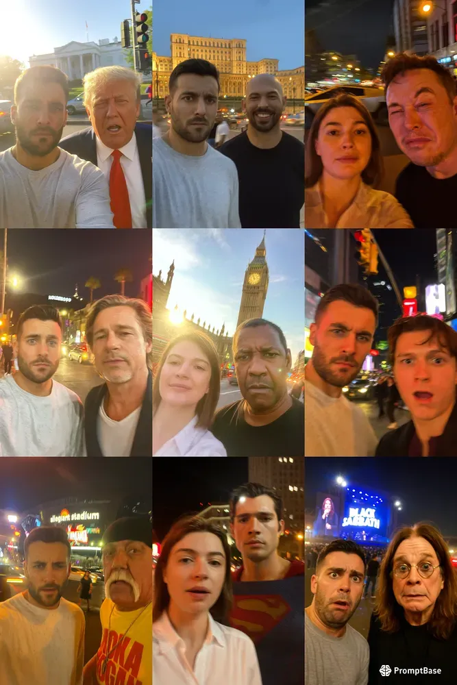 Awkward Candid Selfies ChatGPT Image Prompt | PromptBase