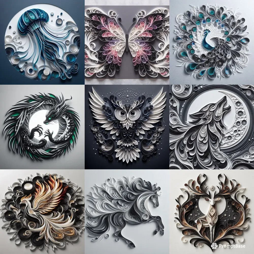 2D Paper Illustration Designs DALL·E Prompt | PromptBase