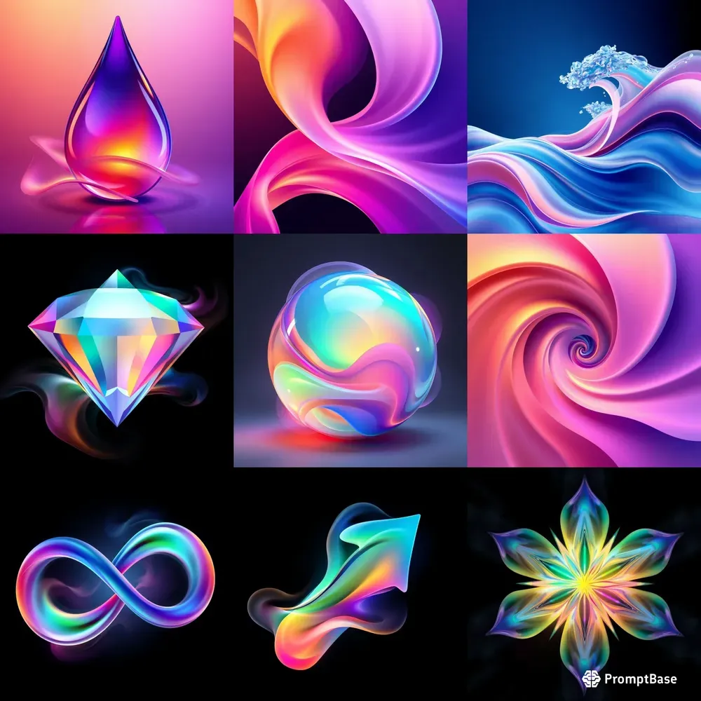Abstract Gradient Designs Stable Diffusion Prompt | PromptBase