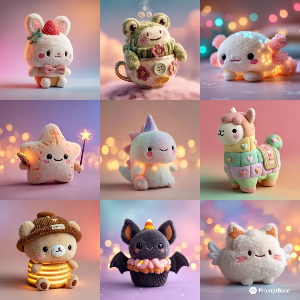 Plush Toy Character Generators Midjourney Prompt | PromptBase