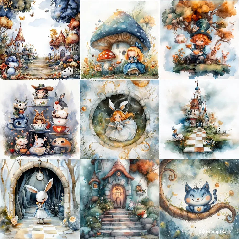 Enchanting Cute Cartoon Storybooks Midjourney Prompt | PromptBase
