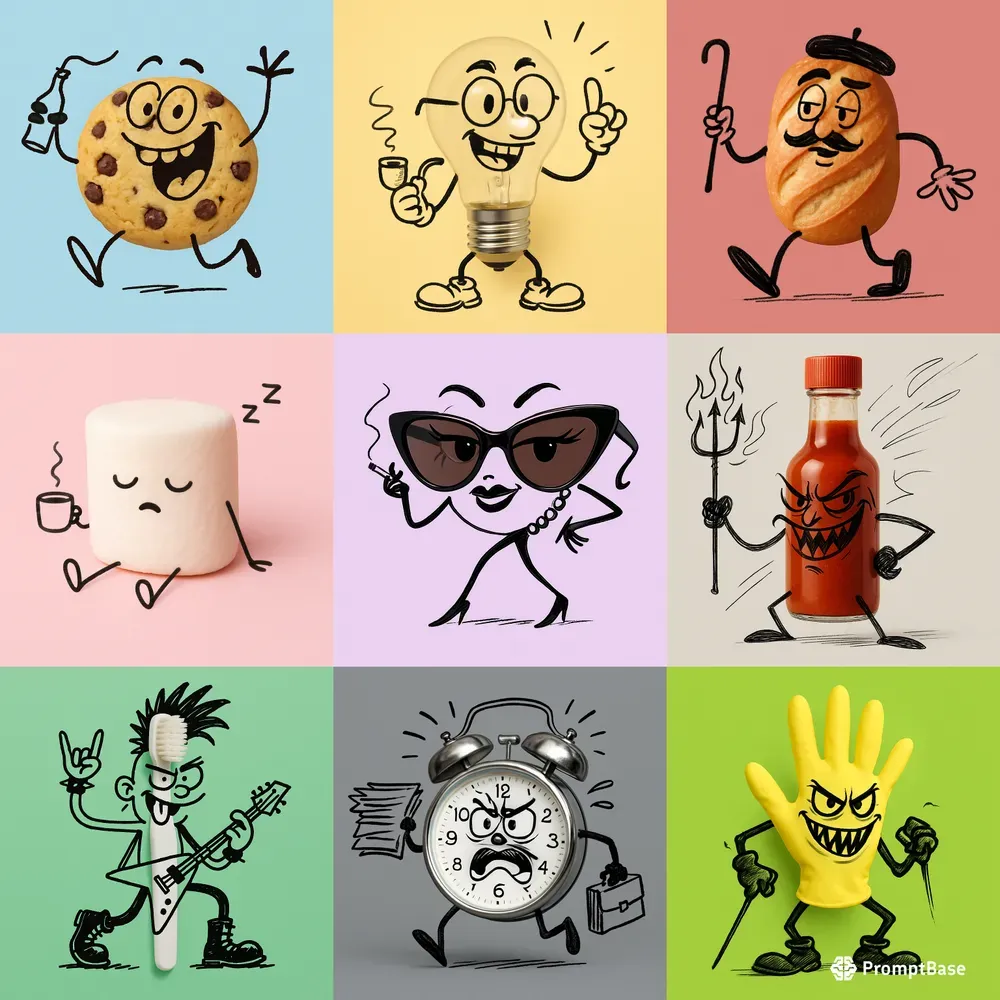 Turn Any Products Into Cartoons ChatGPT Image Prompt | PromptBase