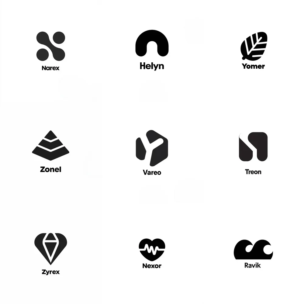 Minimalist Branded Logos Packs Midjourney Prompt | PromptBase