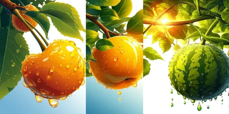 Vibrant Arrays Of Stunning Fruits Midjourney Prompt | PromptBase