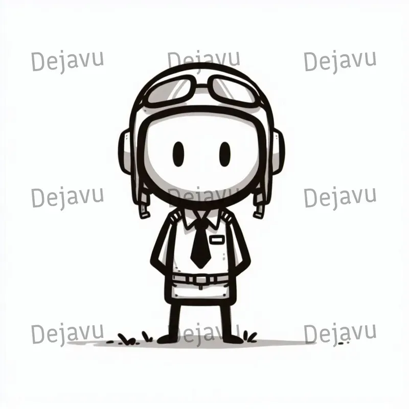 Simple Stick Professions Figures DALL·E Prompt | PromptBase