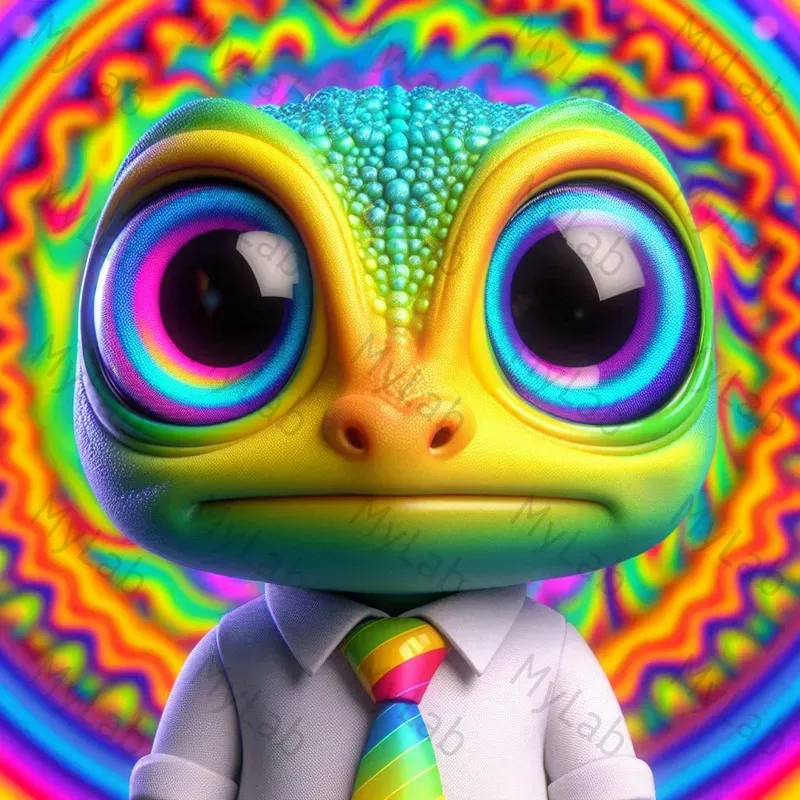 Psycho Hypno 3D Animals DALL·E Prompt | PromptBase