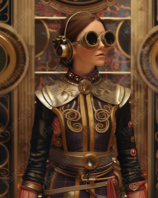 Steampunk Style Portraits Midjourney Prompt | PromptBase